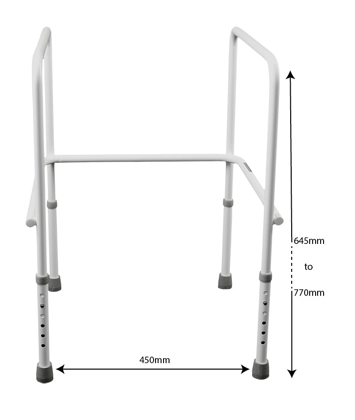 Toilet Surround - Height Adjustable - Endeavour Life Care