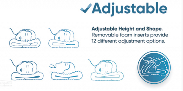 Complete Sleeprrr Original- Adjustable Memory Foam Pillow - Endeavour ...