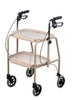 DAYS ADJUSTABLE HEIGHT KITCHEN TROLLEY WALKER, BEIGE - Endeavour Life Care