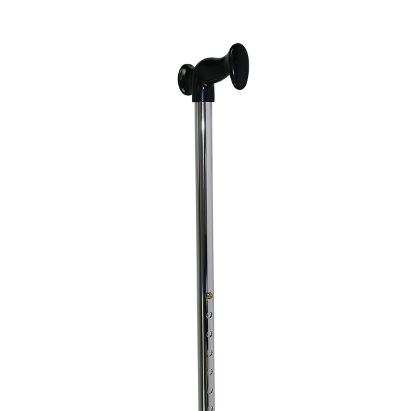 Devon Handle Silver Walking Stick - Endeavour Life Care